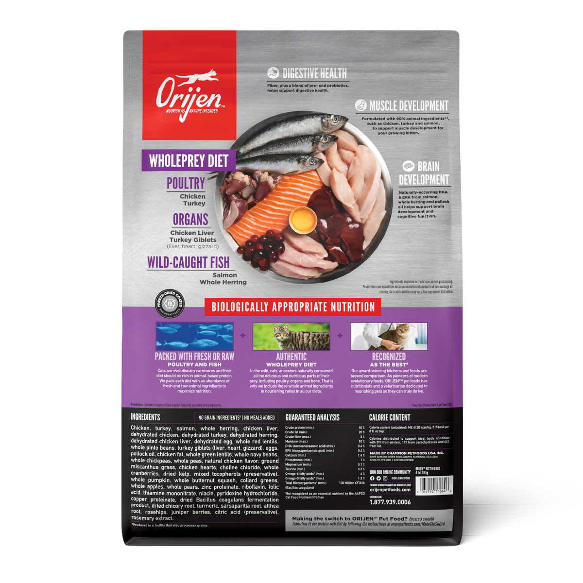 ORIJEN Kitten: Healthy Dry Food for Kittens | ORIJEN