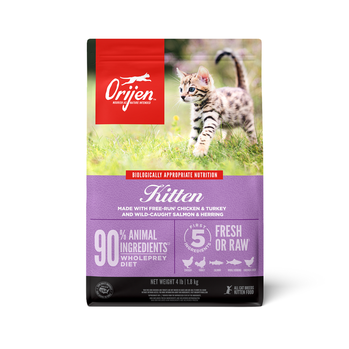 ORIJEN Kitten: Healthy Dry Food for Kittens | ORIJEN