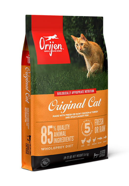 最优质的高蛋白和肉类猫粮 | ORIJEN 原始猎食渴望
