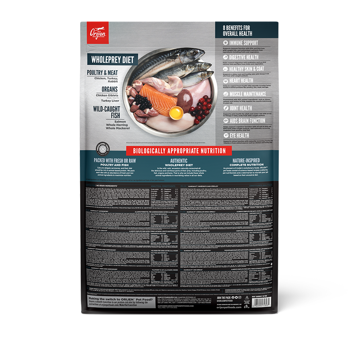 ORIJEN™ Guardian 8 Cat Food for Heart, Joint, & Brain Health | ORIJEN